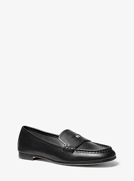 Michael Kors Jennings Leather Loafer - Black
