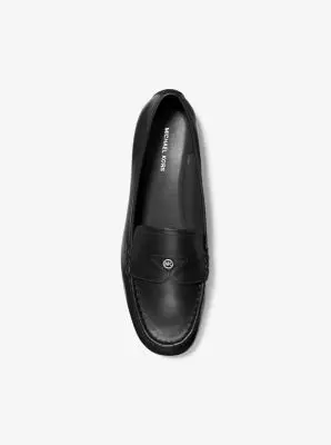 Michael Kors Jennings Leather Loafer - Black