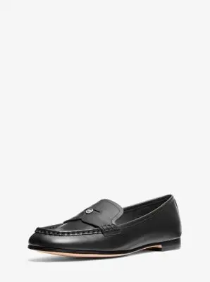 Michael Kors Jennings Leather Loafer - Black