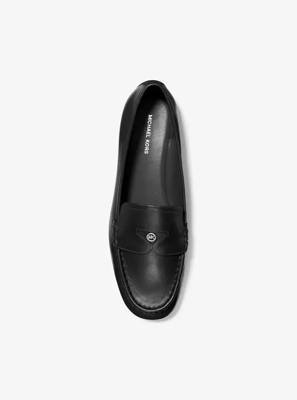 Michael Kors Jennings Leather Loafer - Black
