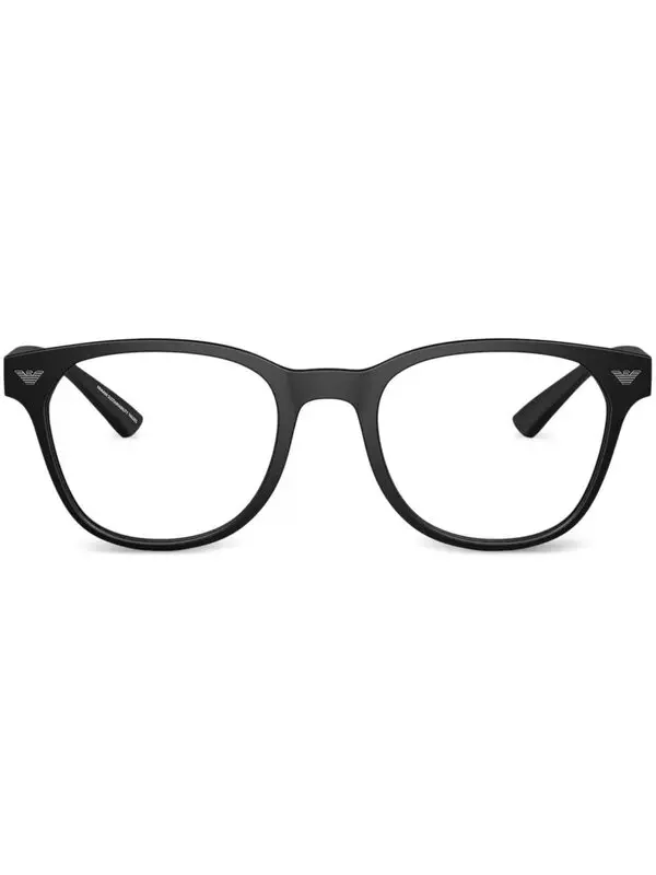 Emporio Armani Square Frame Glasses - Black