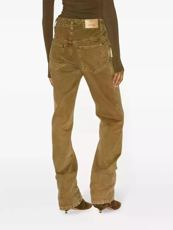Isabel Marant Étoile Brinley Buckle Jeans - Brown
