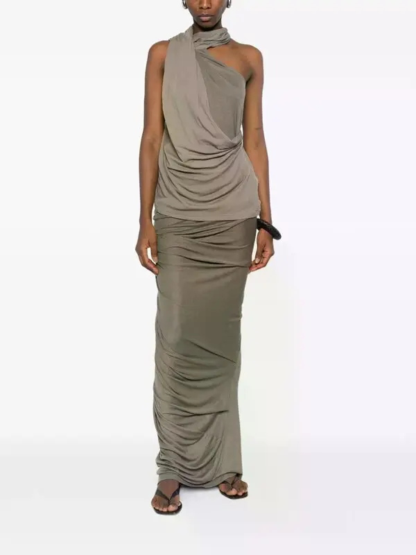 ENTIRE STUDIOS Sleeveless Draped-design Top - Neutrals