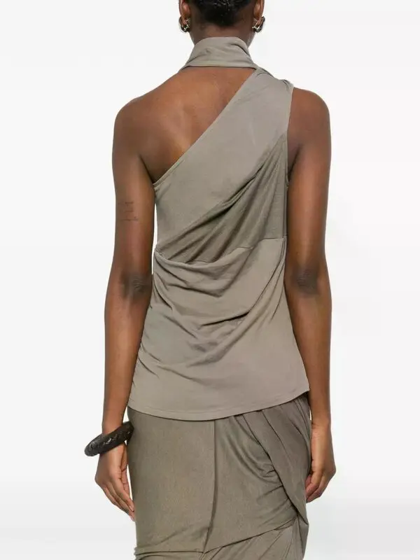 ENTIRE STUDIOS Sleeveless Draped-design Top - Neutrals
