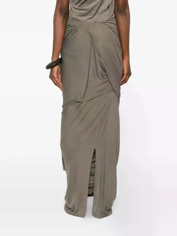 ENTIRE STUDIOS Draped Maxi Skirt - Neutrals