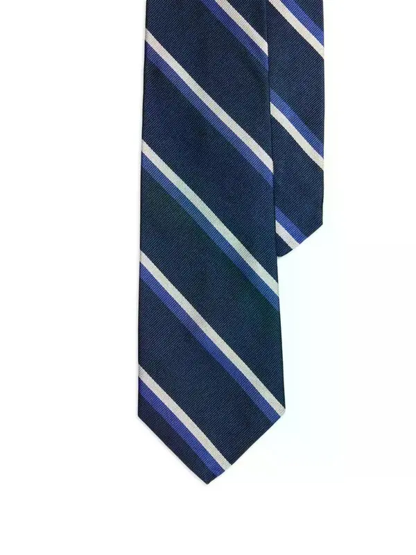 Polo Ralph Lauren Striped Neck Tie - Blue