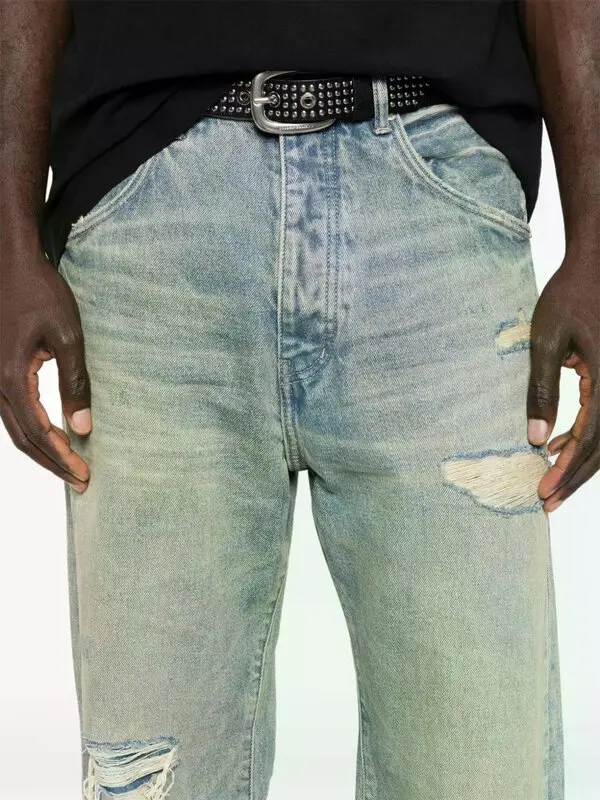 PURPLE BRAND P018 Destroyed Baggy Jeans