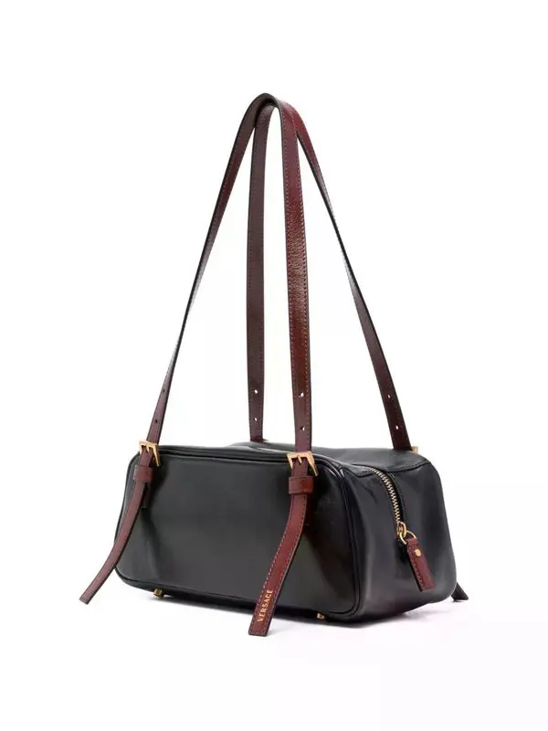 Versace Medusa Appliqué Bowling Bag - Black
