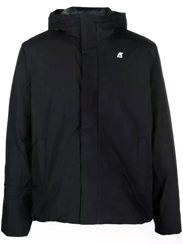 K-WAY Logo-detail Touch-strap Jacket