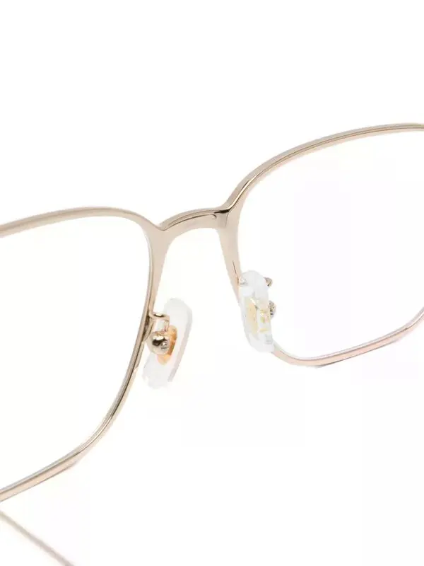 Montblanc Square-frame Glasses - Gold