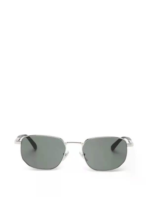 Gucci Geometric Frame Sunglasses - Silver