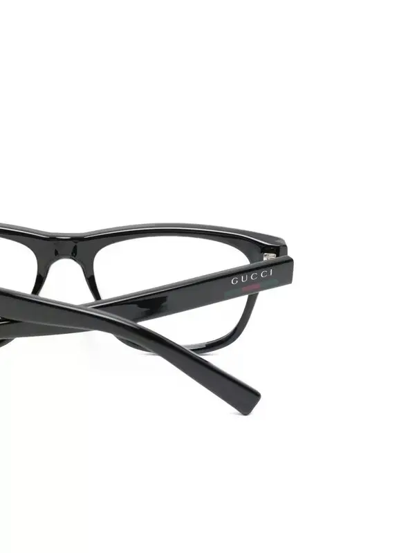 Gucci Rectangle-frame Glasses - Black