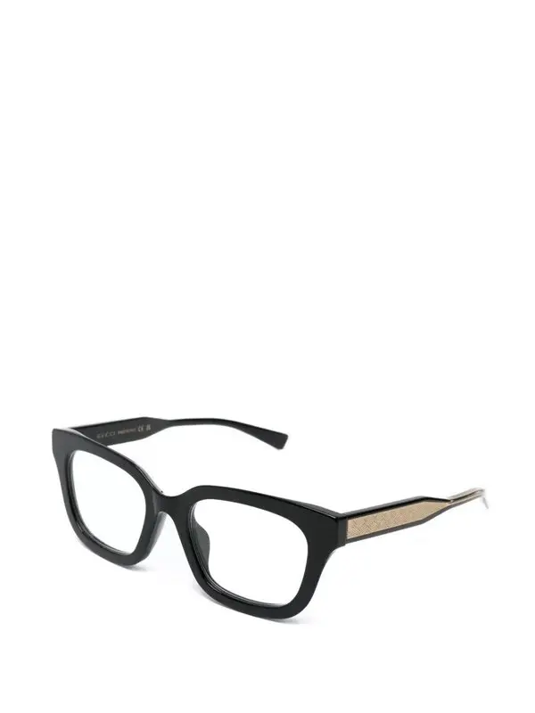 Gucci Square Frame Eyeglasses - Black