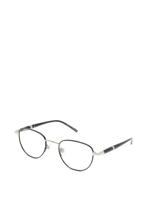Montblanc Round-frame Glasses - Black