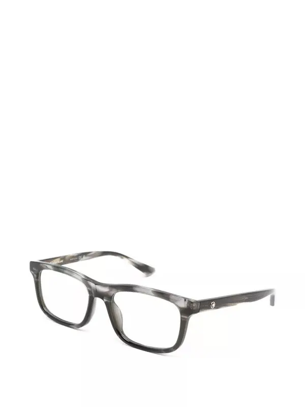 Montblanc Rectangle Frame Eyeglasses - Grey