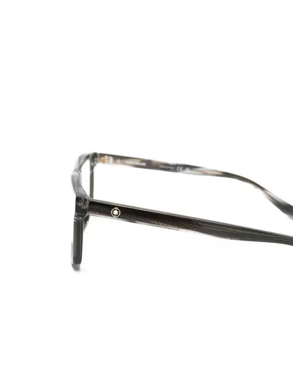 Montblanc Rectangle Frame Eyeglasses - Grey