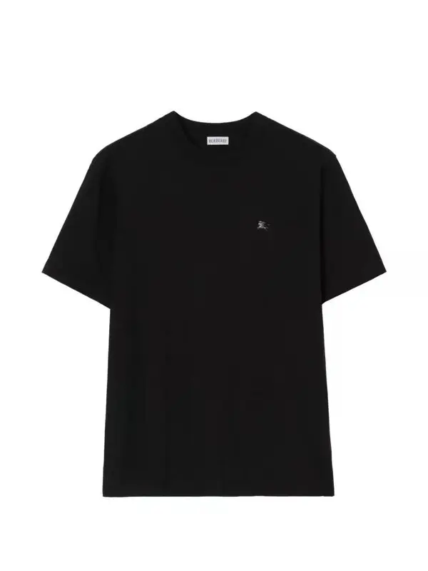 Burberry Metal Ekd Cotton T-shirt - Black