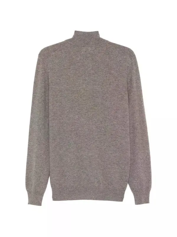 GRAN SASSO Zip-fastening Sweater - Brown