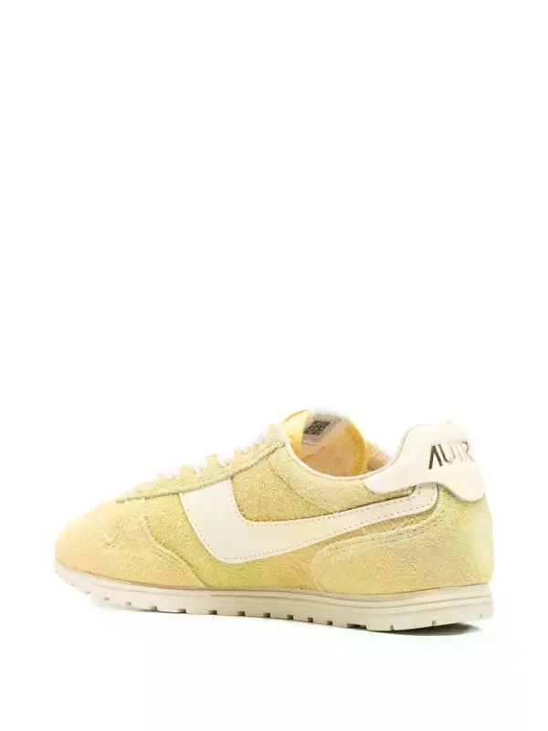 AUTRY Windspin Lace-up Sneakers - Yellow