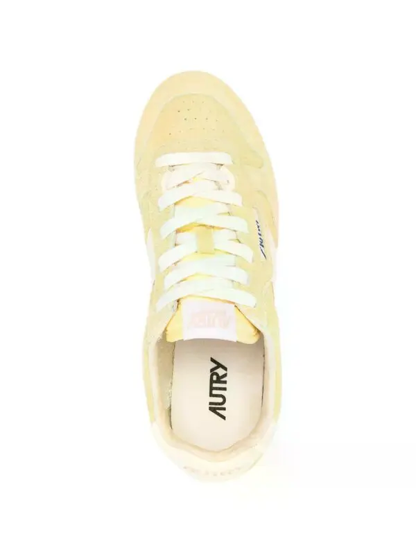 AUTRY Windspin Lace-up Sneakers - Yellow