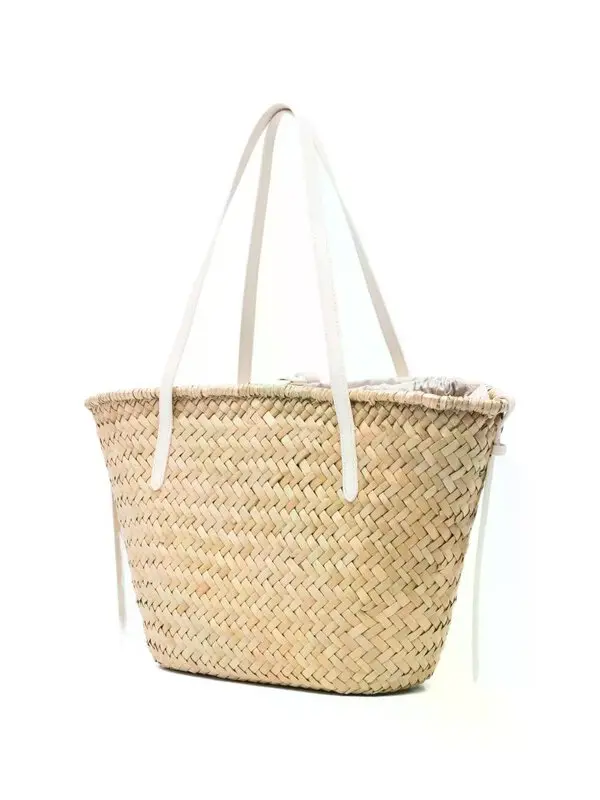 COCCINELLE Woven Drawstring Shoulder Bag