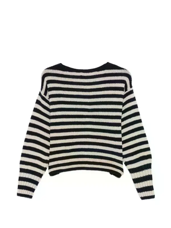 Incentive! Cashmere Striped Cashmere Cardigan