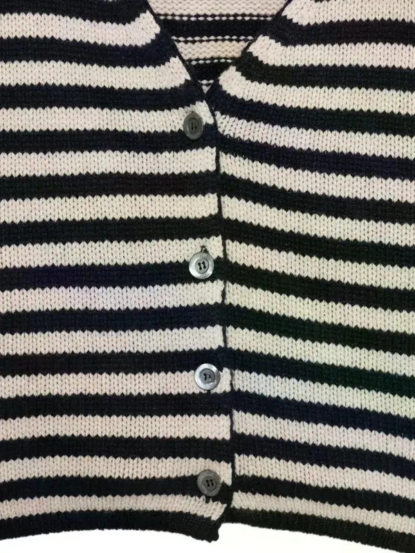 Incentive! Cashmere Striped Cashmere Cardigan