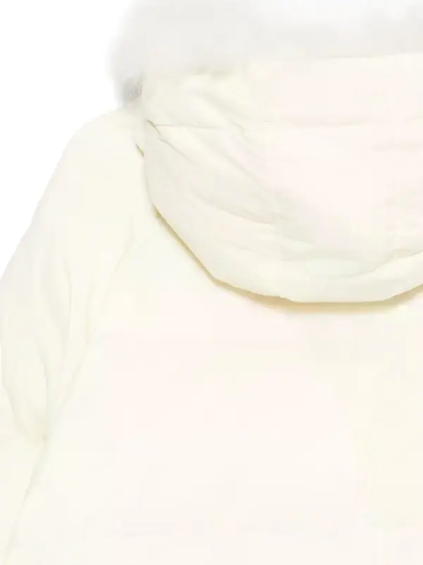 YVES SALOMON Shearling-hood Jacket - Neutrals