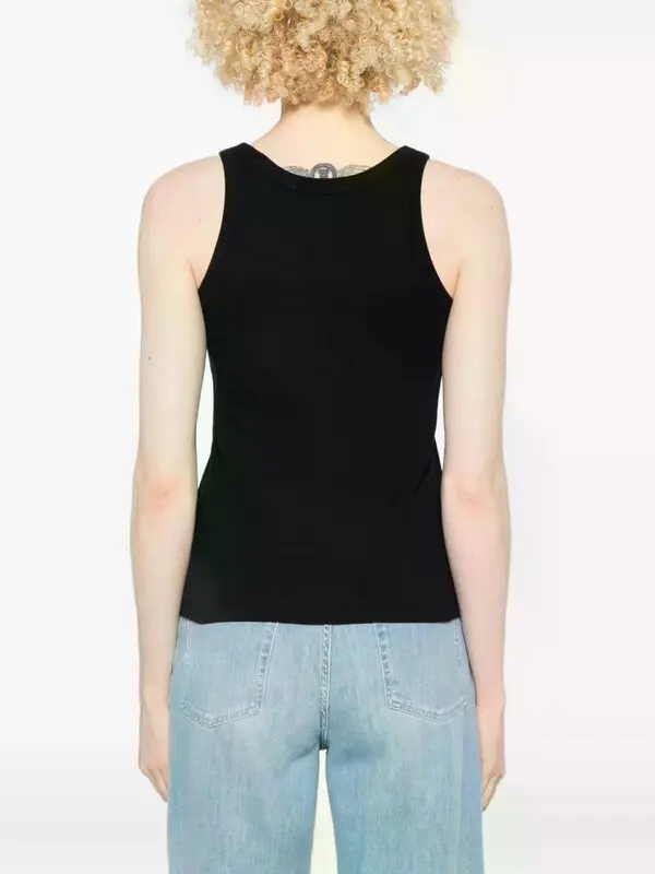 Maison Kitsuné Logo Tank Top - Black