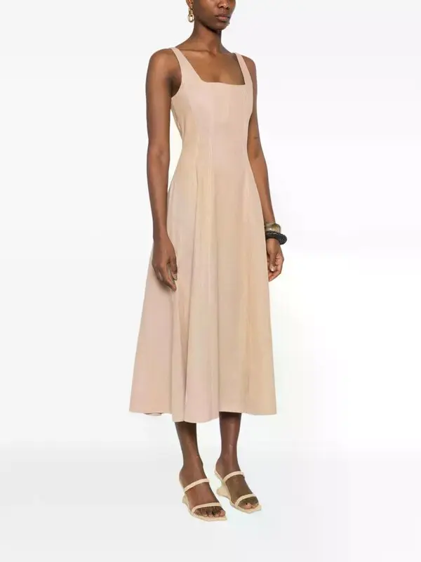 TWINSET Paneled Midi Dress