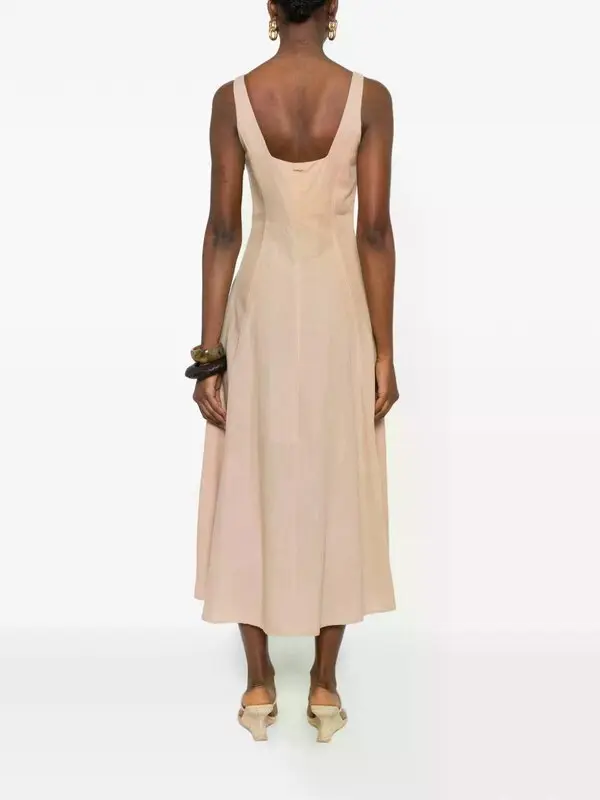 TWINSET Paneled Midi Dress