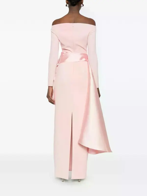 Solace London Long Sleeve Maxi Dress - Pink
