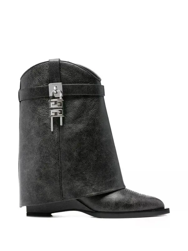 Givenchy Shark Lock Cowboy Boots