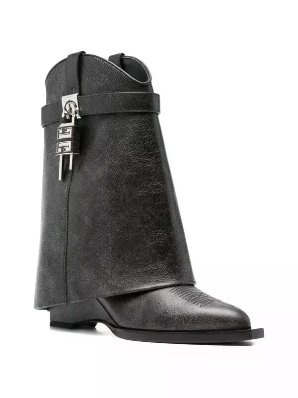 Givenchy Shark Lock Cowboy Boots