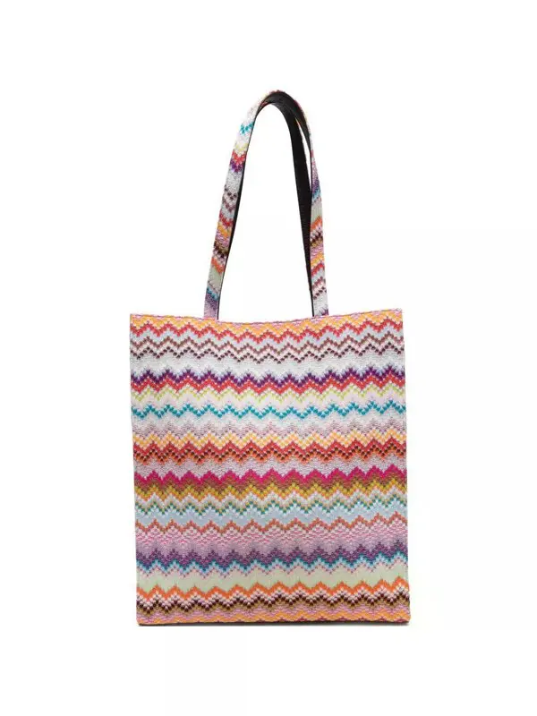 Missoni Zig Zag Top Handle Bag - Pink