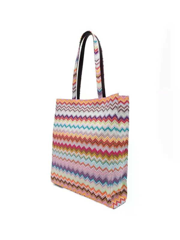 Missoni Zig Zag Top Handle Bag - Pink