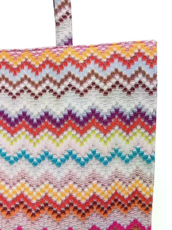 Missoni Zig Zag Top Handle Bag - Pink