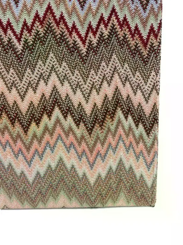Missoni Zigzag Pattern Shoulder Bag - Brown