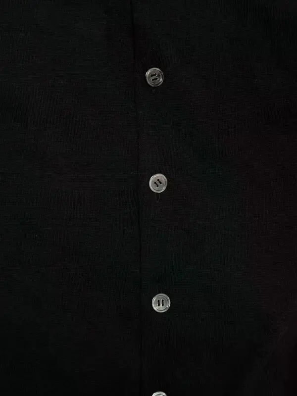 Junya Watanabe Button Asymmetric Cardigan - Black