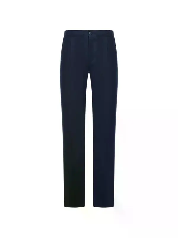 Kiton Elasticated Trousers - Blue