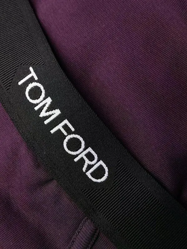 TOM FORD Logo Cotton Briefs - Purple