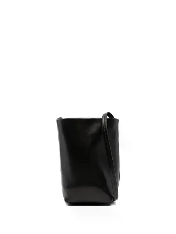 THE ROW Leather Bucket Bag - Black