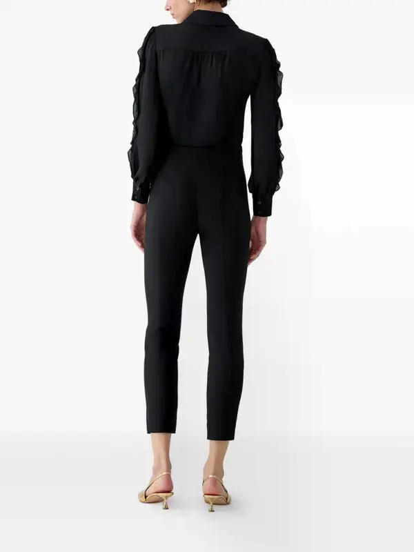Carolina Herrera Ruffled Georgette Blouse