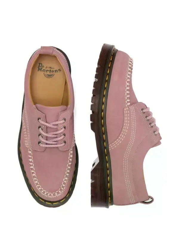 Dr. Martens Lowell Stitching Lace-up Boat Shoes - Pink