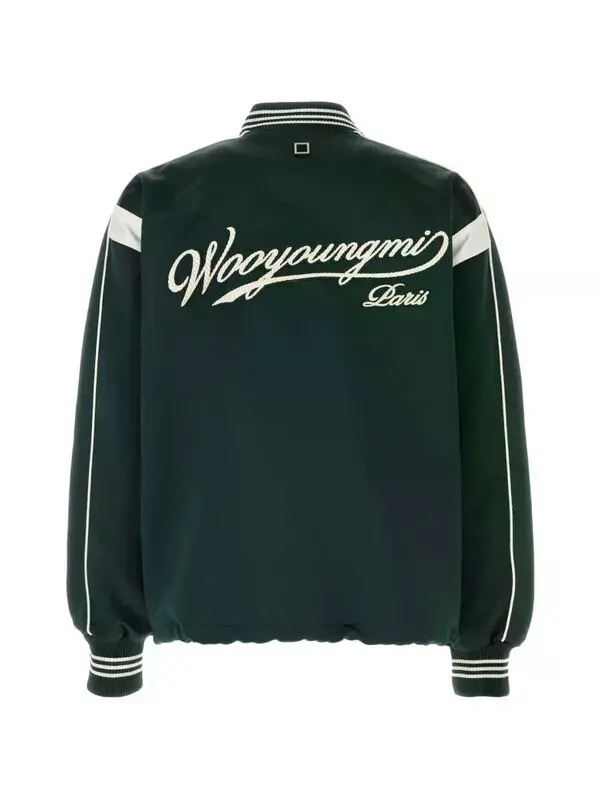WOOYOUNGMI Logo Bomber Jacket - Green