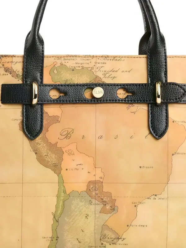 ALVIERO MARTINI 1° CLASSE Geo Map-print Tote Bag