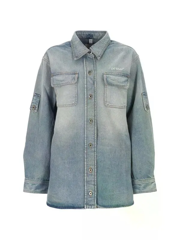 Off-White Buttoned Pocket Shirt