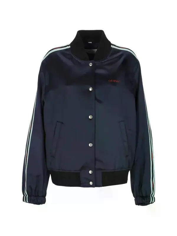 Off-White Striped Bomber Jacket