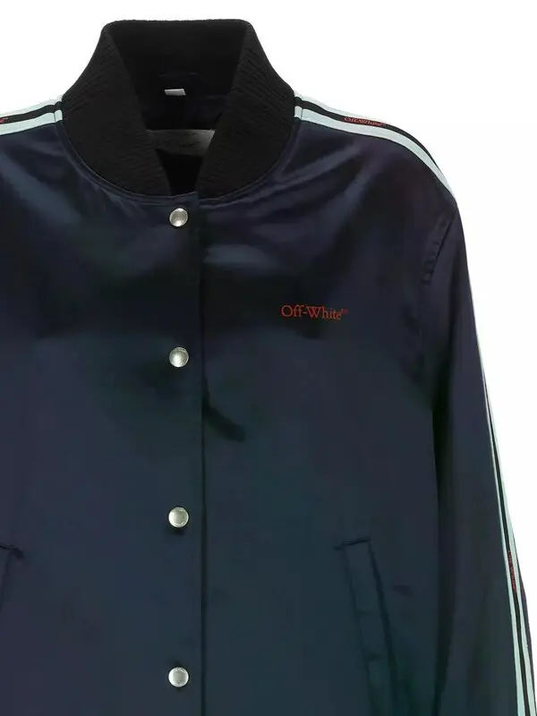 Off-White Striped Bomber Jacket