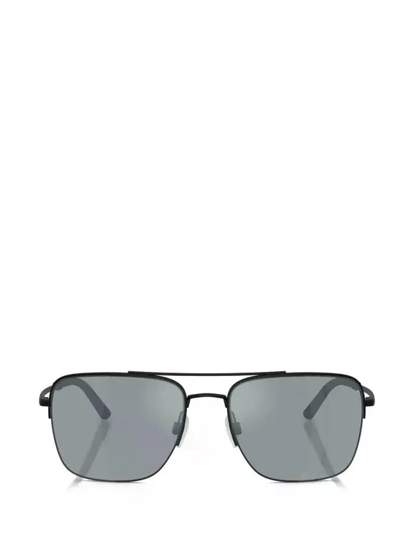 Oliver Spencer Pilot Sunglasses - Black